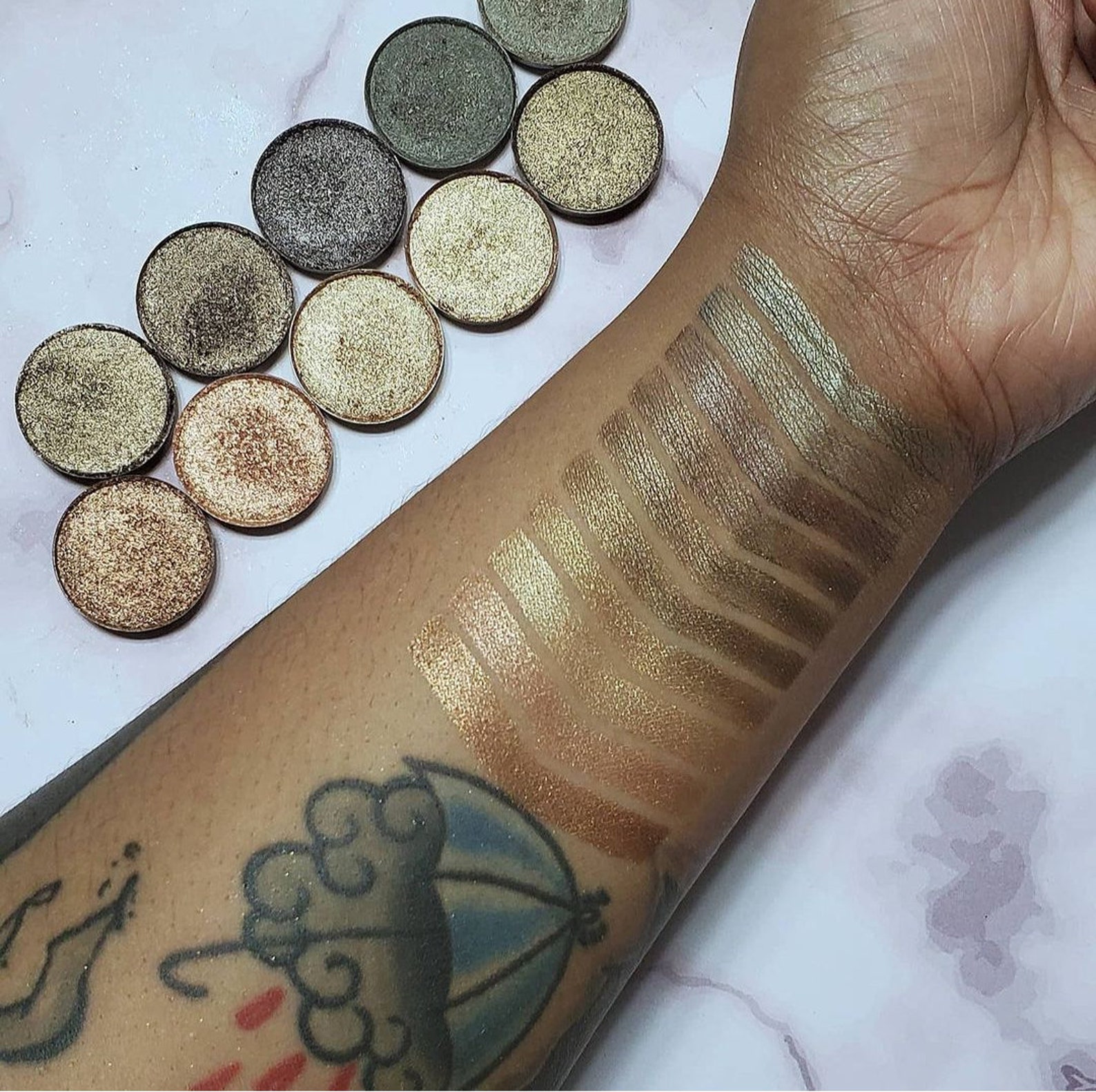 Cold Brew Vegan Pressed Eyeshadow Earthy Medium Cool Brown | Etsy