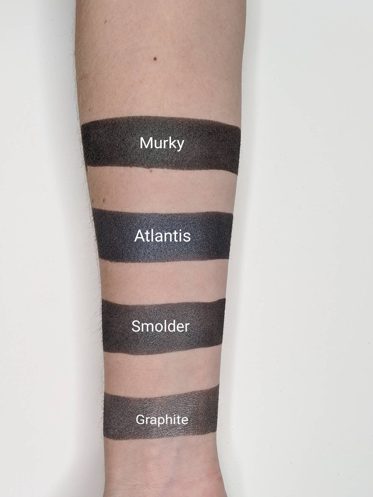 Smolder Vegan Pressed Eyeshadow Deep Smokey Gray | Etsy