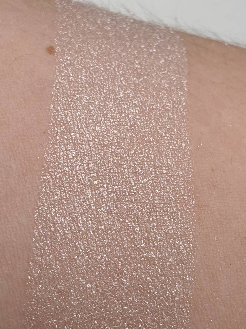 Diamondium Vegan Pressed Eyeshadow Highlighter Silver White - Etsy