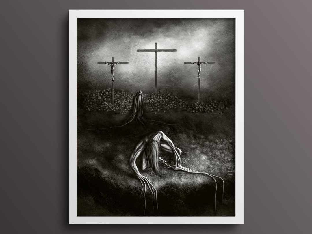 The Temptation of Christ Art Print - Etsy