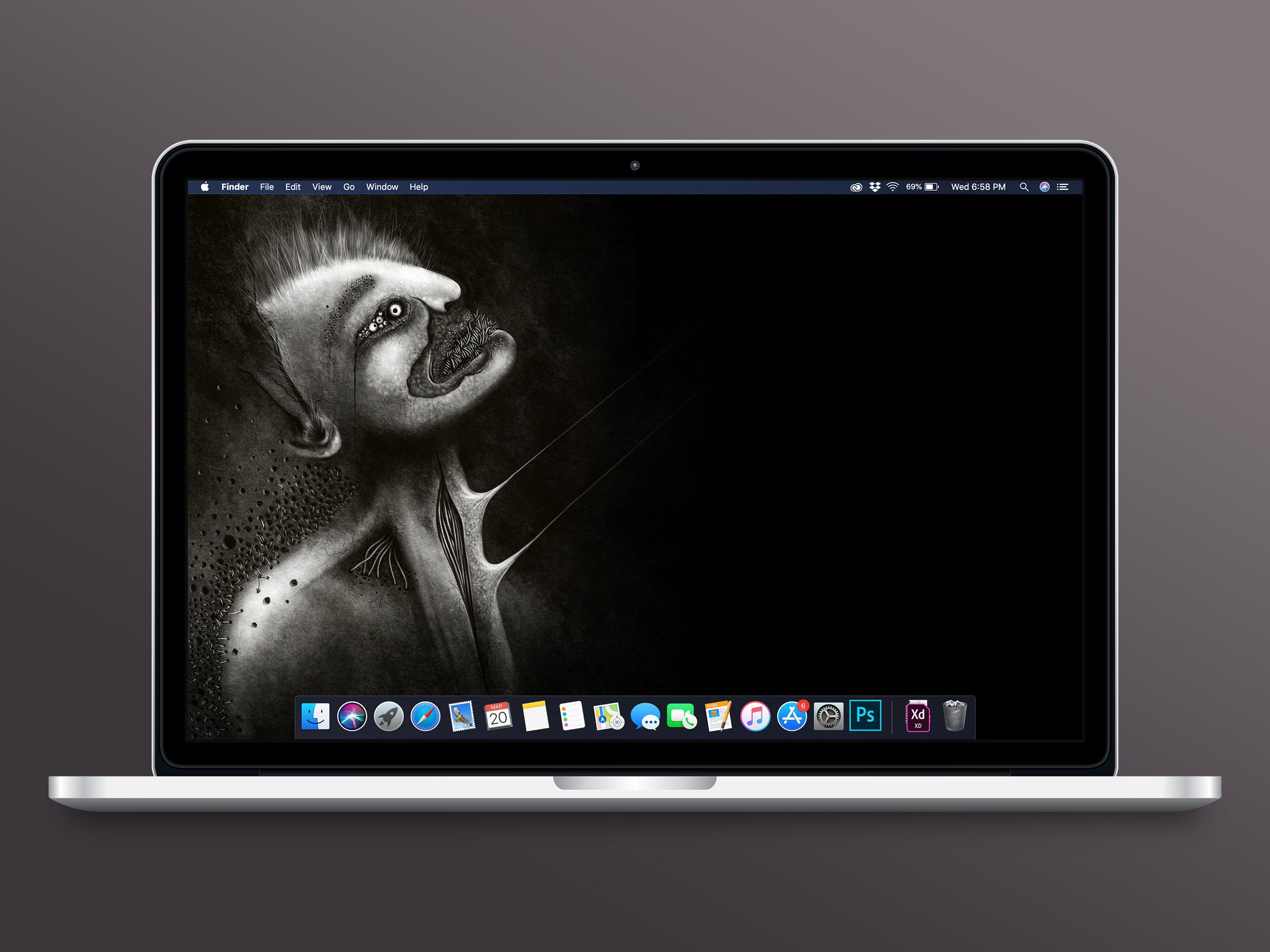 Horror Desktop Wallpaper. Trapped Tormented Soul. - Etsy