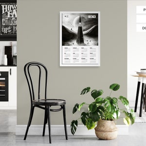 2023 Calendar. Printable Space Scientists on an Alien Planet - Etsy