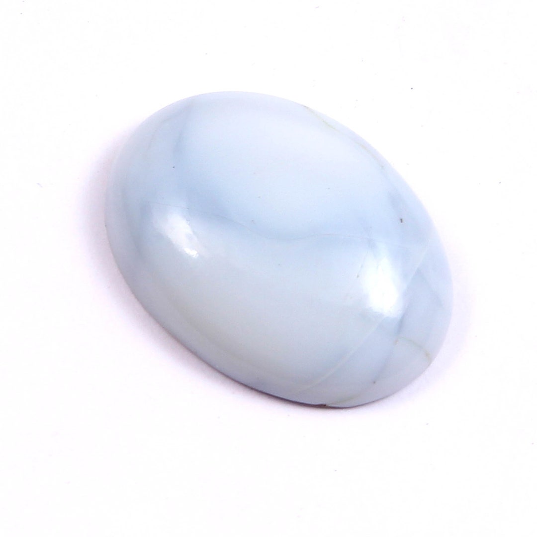 Natural African Blue Opal Oval Amazing Opal Gems for Jewelry Gemstone ...