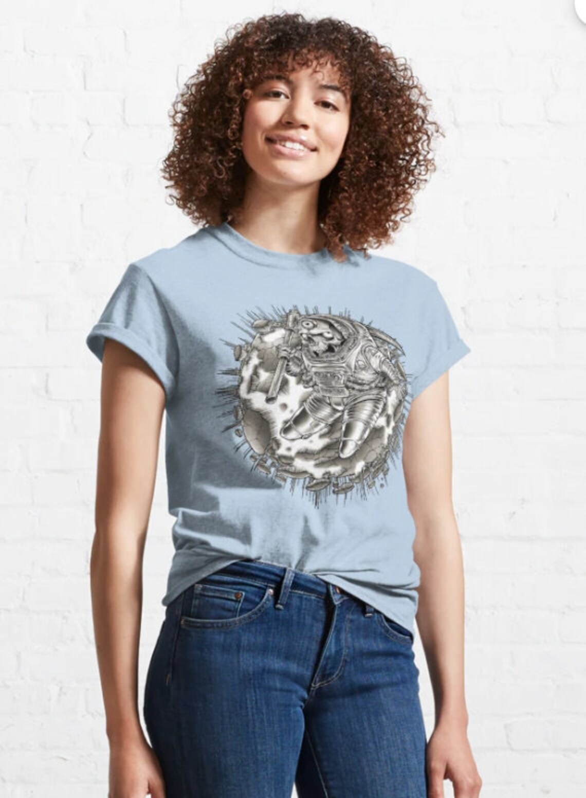 Third Eye Reaper Astronaut Winya Classic T-shirt, Spaceman Shirt ...