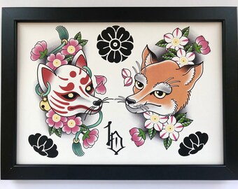 Kitsune | Etsy