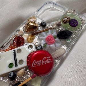 Custom Trinket Phone Case: Junk Style iPhone Cover - Etsy