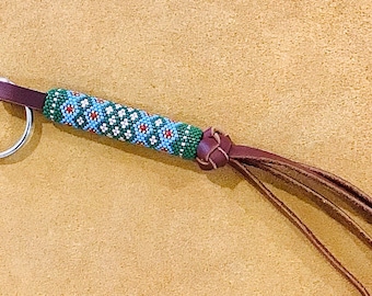Beaded Key Fob - Etsy
