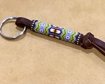 Beaded Key Fob - Etsy