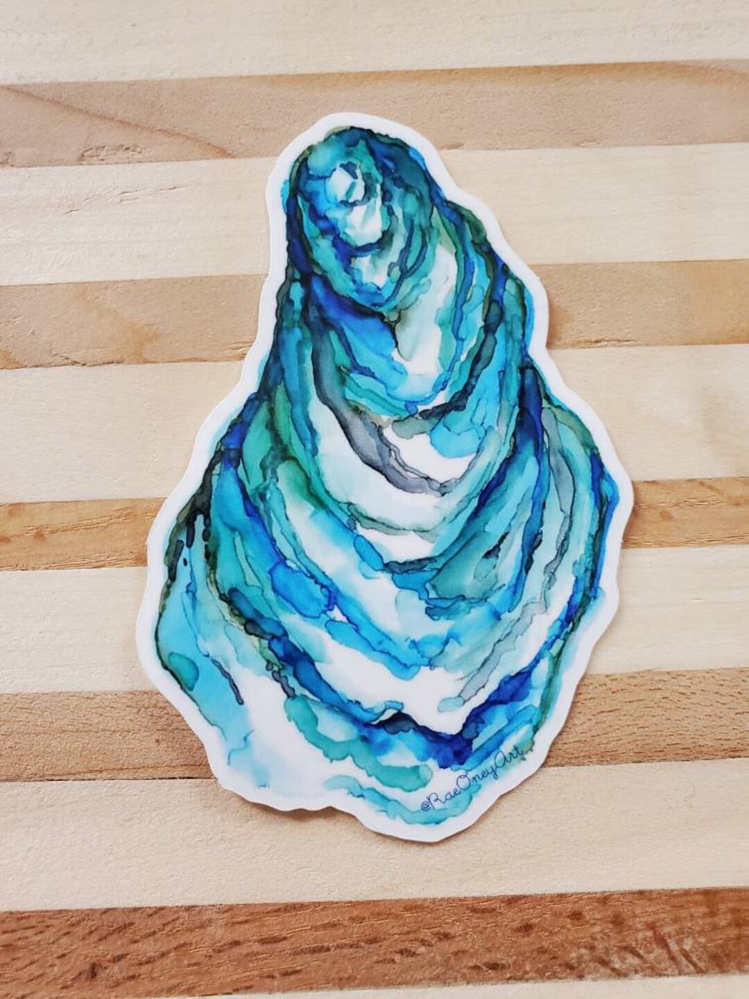 Oyster Vinyl Sticker, Oyster Sticker - Etsy