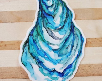 Oyster Decal | Oyster Vinyl Decal | Oyster Sticker | Shell Sticker ...