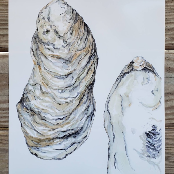 Oyster Print - Etsy