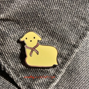 Butter Lamb Easter Hard Enamel Pin - Etsy