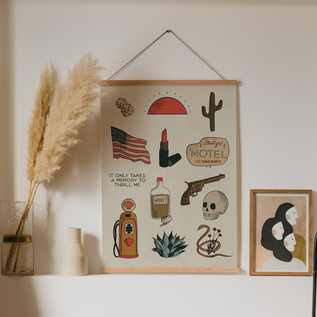 Desert Dreamin' Wall Art Print Home Decor 9x12 Inches - Etsy