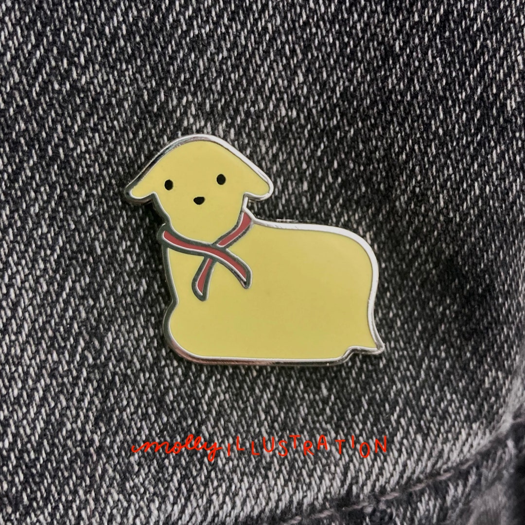 Butter Lamb Easter Hard Enamel Pin - Etsy