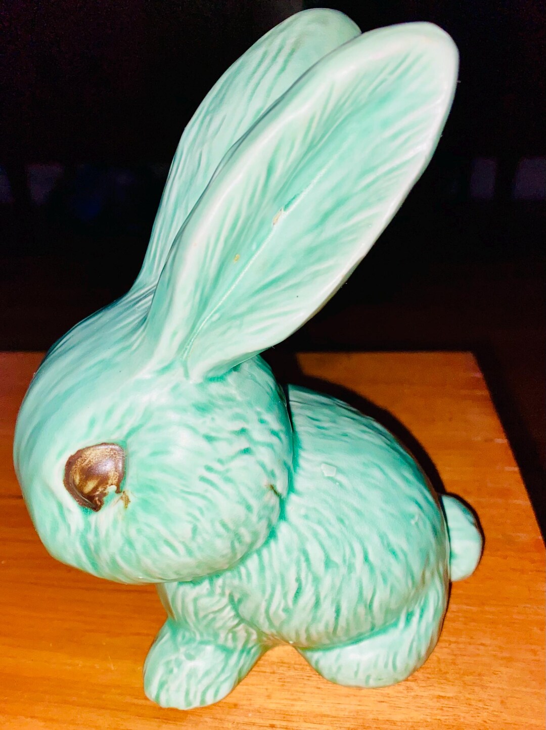 Vintage Sylvac Green Snub Nose Rabbit 1065 Big Eared Easter Ceramic ...