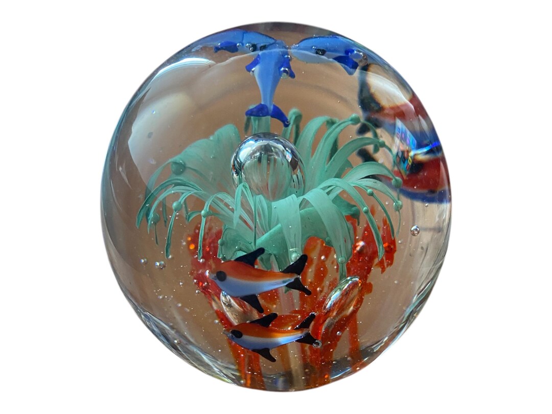 Murano Glass Aquarium Ball, Fish Aquarium, Aquarium, Ball Aquarium ...