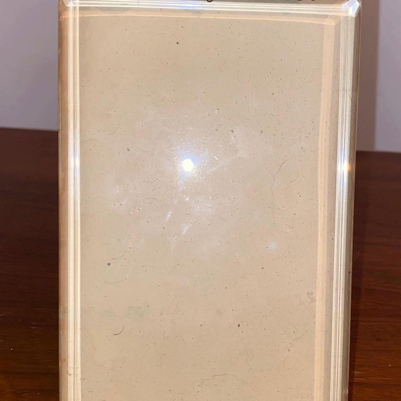 Beveled Glass Picture Frame - Etsy