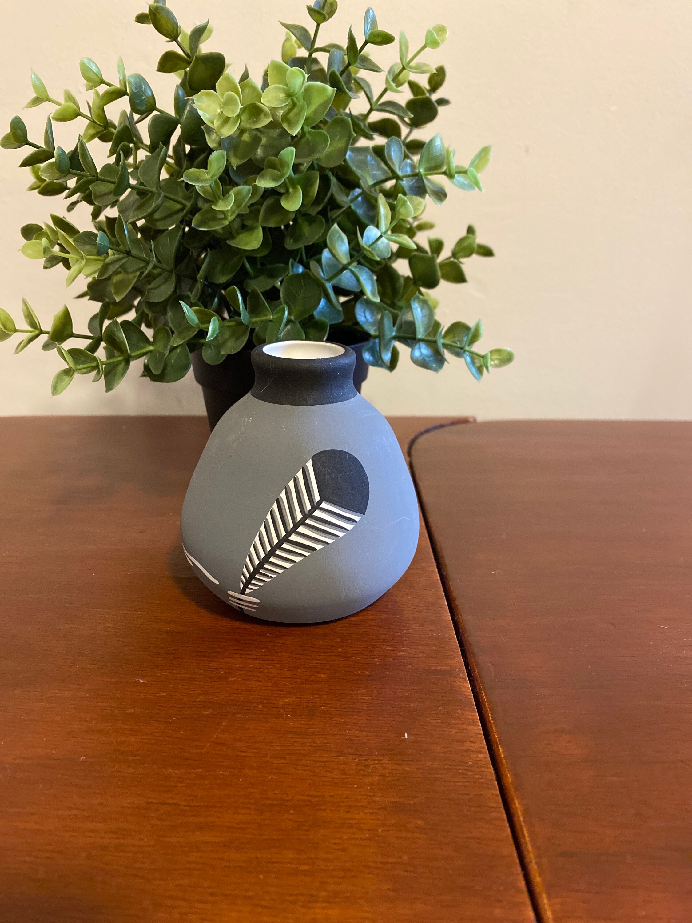 Vintage Kopa Pottery Zuni Hummingbird Bud Vase Signed Native - Etsy