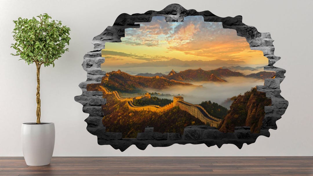 The Great Wall of China, Transform Your Space With a Fantastic Vinyl ...