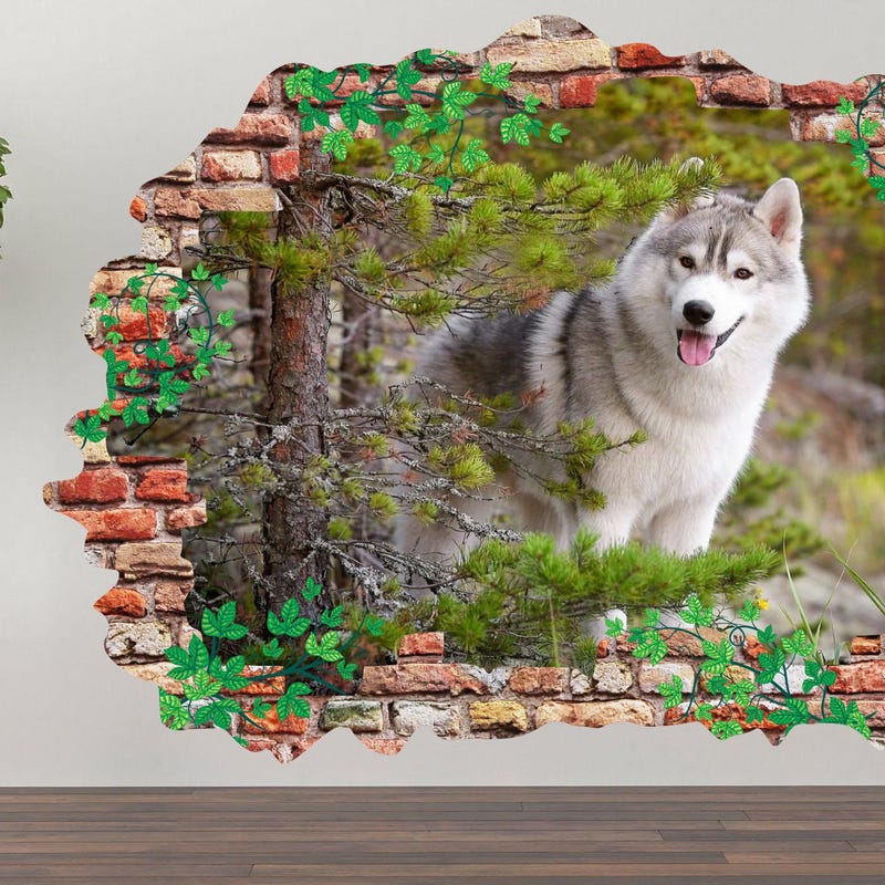 Husky Decal - Etsy