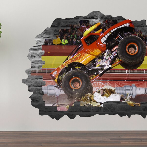 El Toro Loco Wall Decal - Etsy
