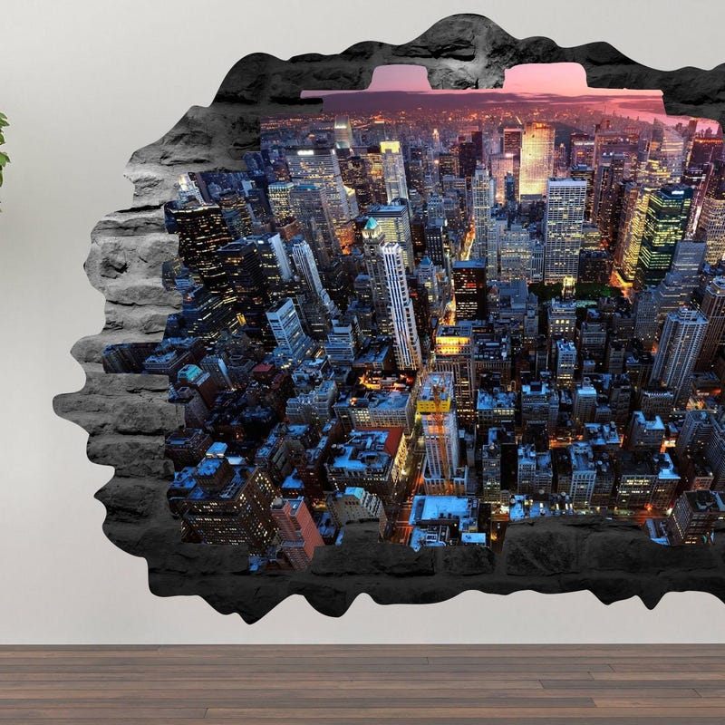 New York Wall Decal - Etsy