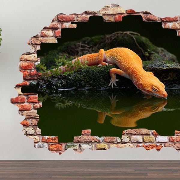 Lizard Wall Decals - Etsy