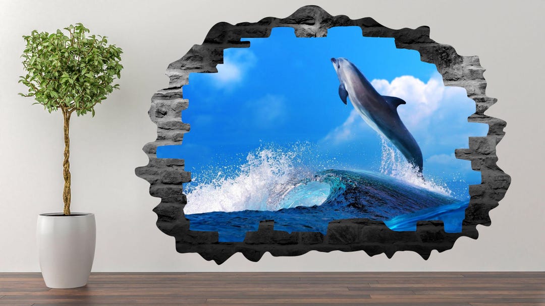 Dolphins, Transform Your Space With a Fantastic Vinyl Wall Decal ...