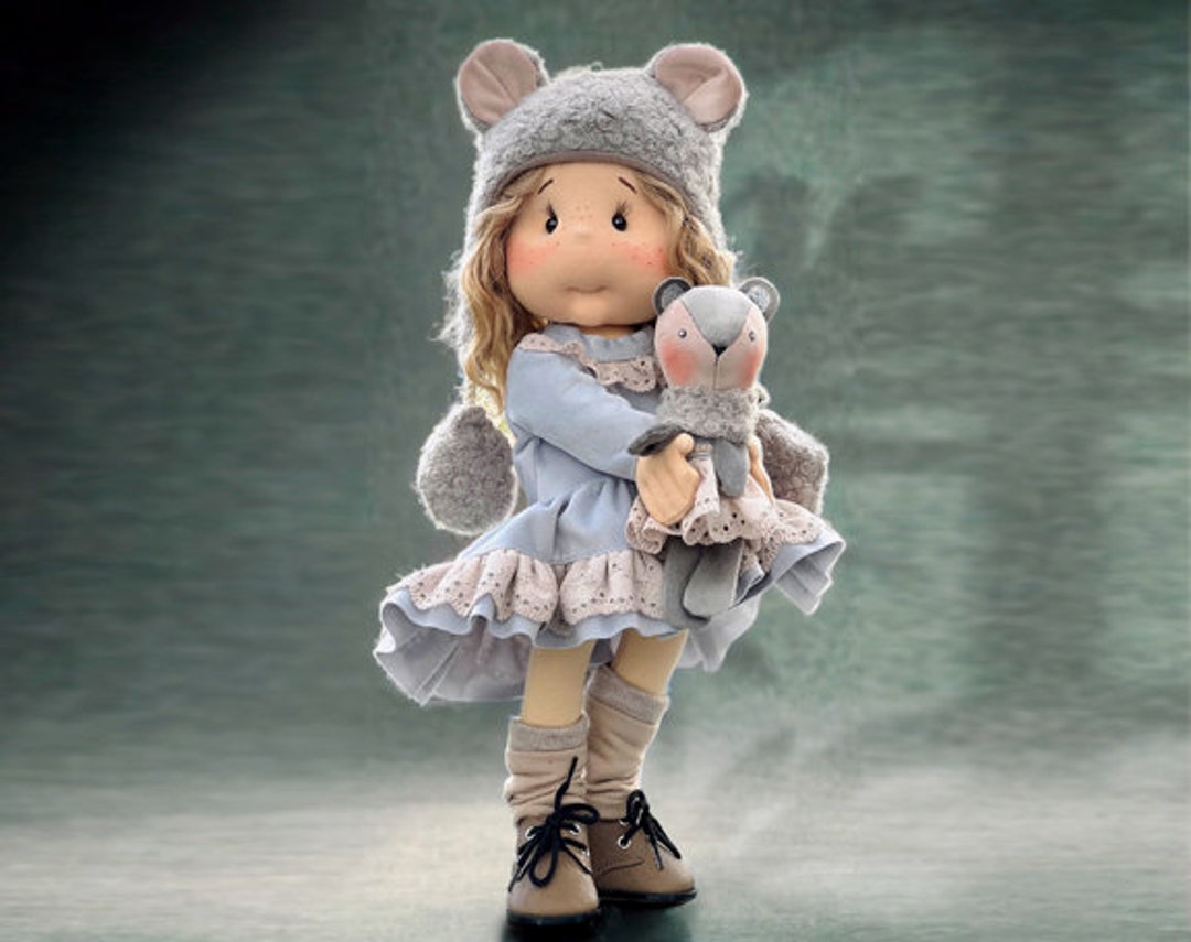 Mandy 15 38 Cm unique Handmade Doll With Motion Skeleton - Etsy