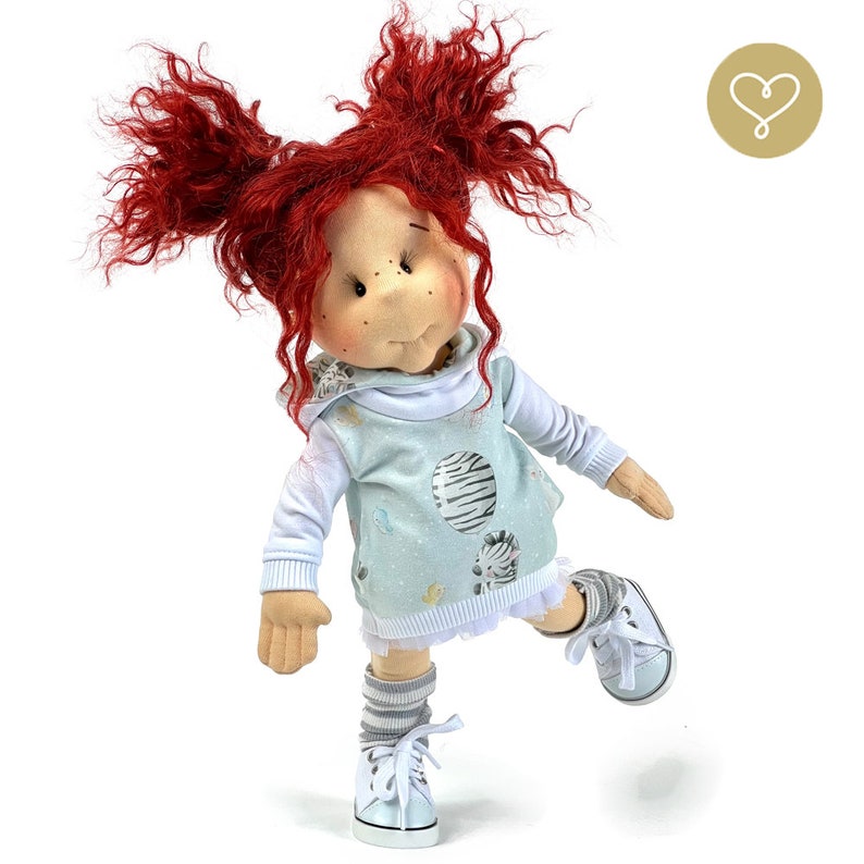 Lullu 15 38 Cm unique Handmade Doll With Motion - Etsy