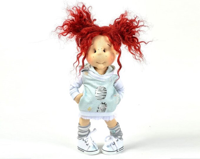 Lullu 15 38 Cm unique Handmade Doll With Motion - Etsy