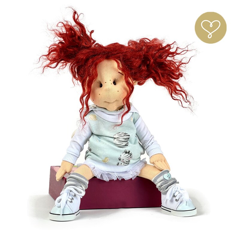 Lullu 15 38 Cm unique Handmade Doll With Motion - Etsy