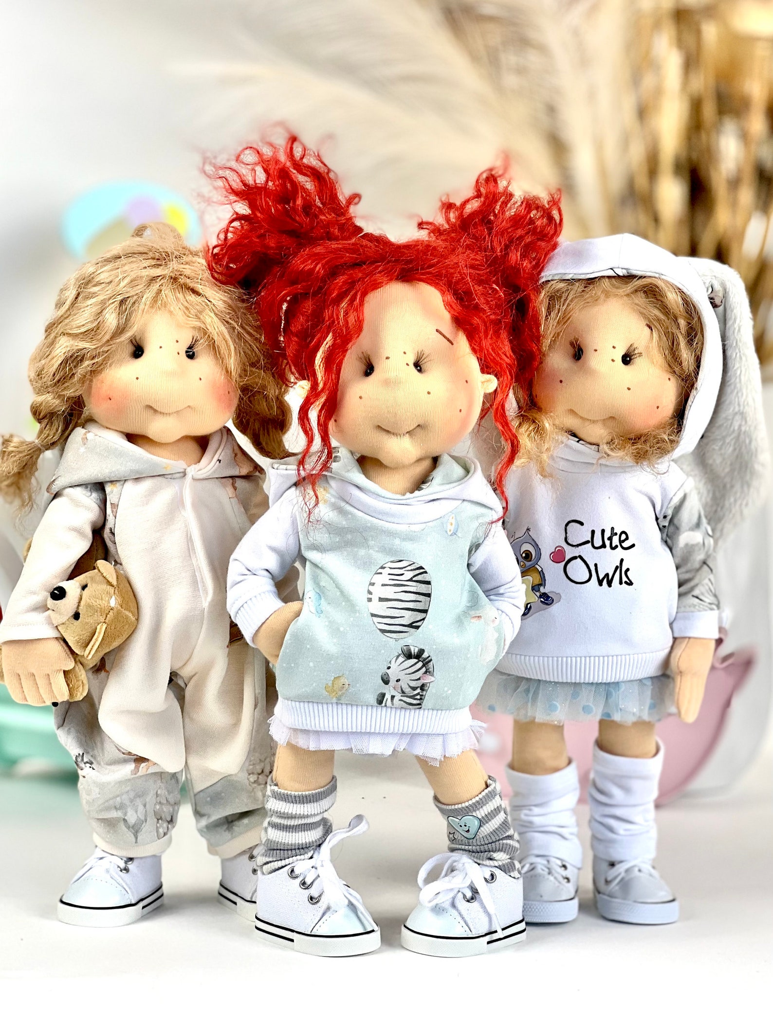 Lullu 15 38 Cm unique Handmade Doll With Motion - Etsy