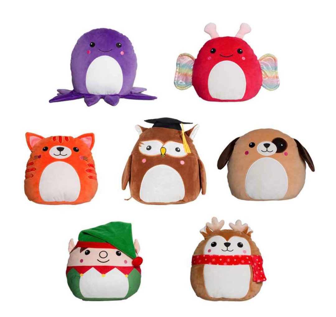 Personalised Animal Squidgy’s. Christmas Elf, Christmas Deer/reindeer ...