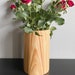 Personalized Wood Vase, Wooden Flower Vessel, Gift for Gardens Lovers ...