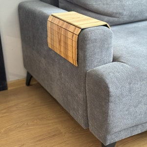 Couch Table, Sofa Side Table, Arm Table, Wood Coffee Holder, Modern ...