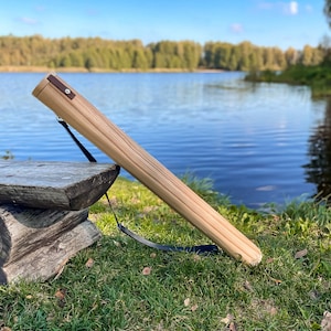 Fly Rod Case | Wood Fly Fishing Rod Tube | Fishing Rod Holder ...
