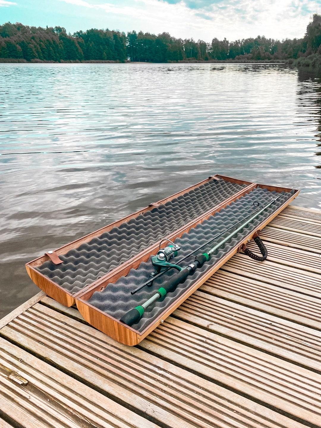 Customized Rod Case Fishing Rod Case Personalized Fisherman Gift ...