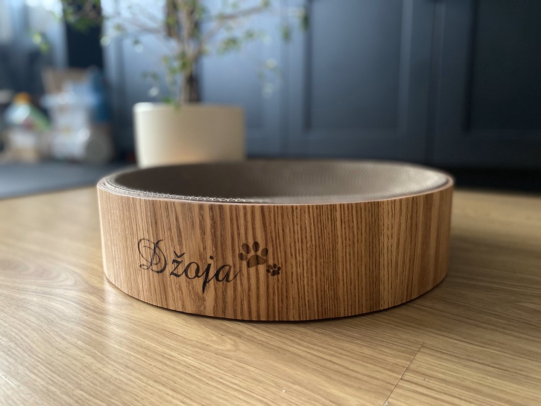 Cat Birthday Gift | Kitten Scratcher Board | Personalized Cat Post ...