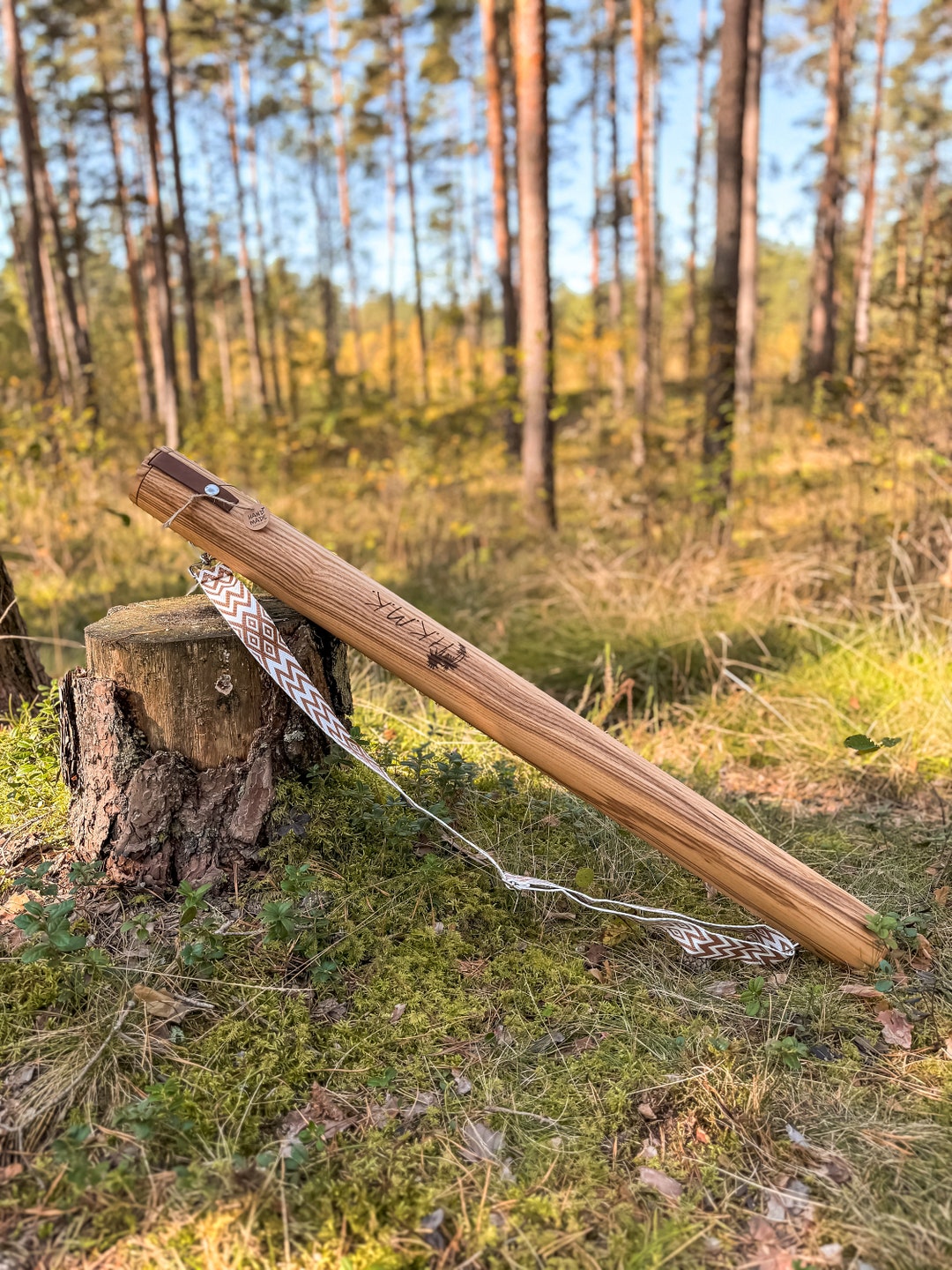 Wood Tube, Case for Drawings, Painting Blueprint Document and Paper ...