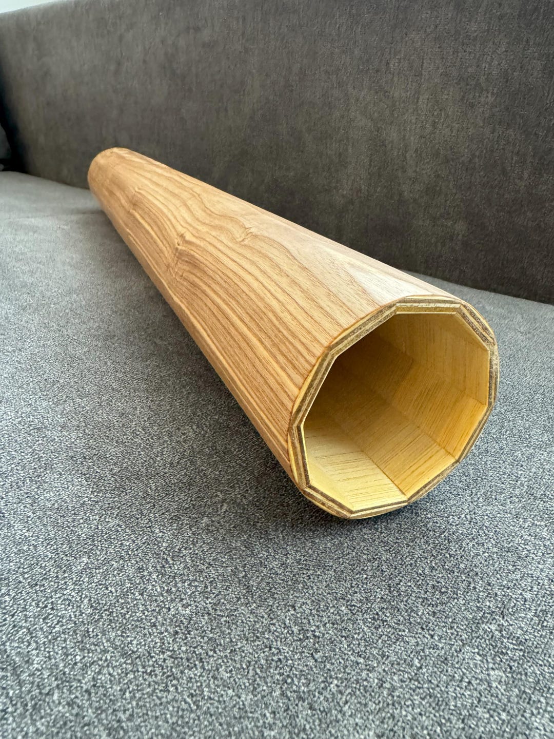 Custom Wooden Cylinder Tube | Custom Sizes Available | Wooden Pipe ...