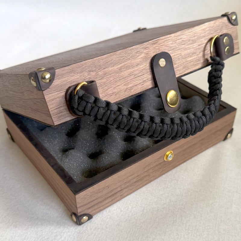 Wood Handgun Case - Etsy