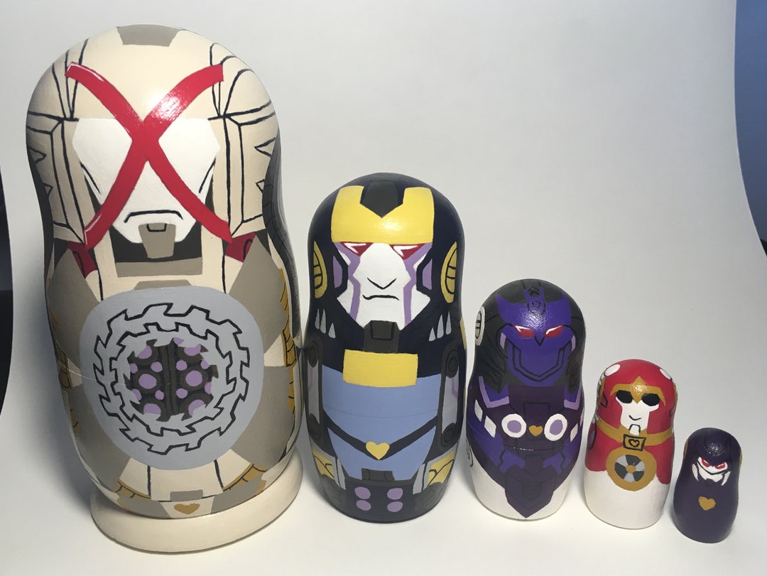 Transformers IDW the DJD Matryoshka3 - Etsy