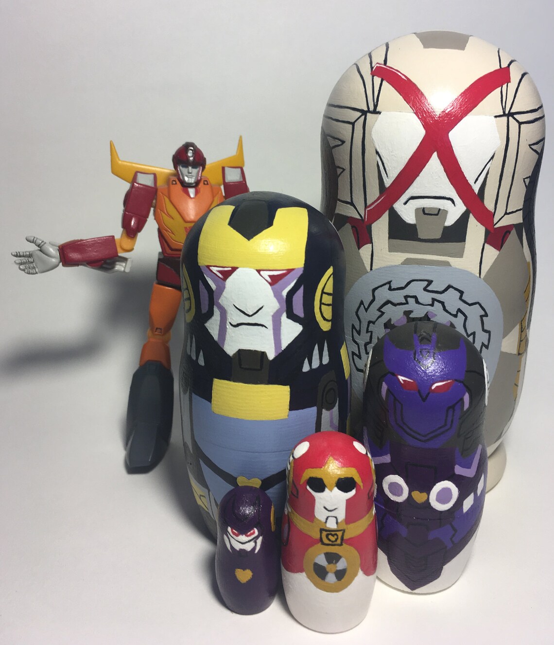 Transformers IDW the DJD Matryoshka3 - Etsy