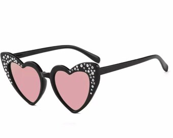 Heart sunglasses | Etsy