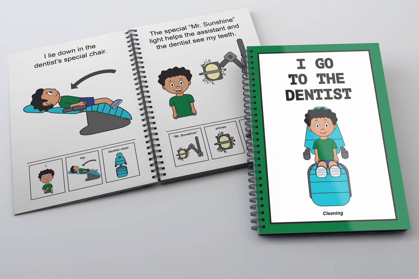 I Go to the Dentist Childrens Book (cleaning)- Dental-boy/ Social Story ...