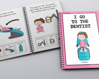 I Go to the Dentist Childrens Book Filling/cleaning Boy | Etsy