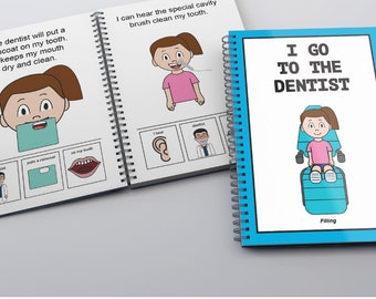 I Go to the Dentist Childrens Book Filling/cleaning Boy | Etsy