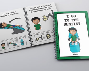 I Go to the Dentist Childrens Book Filling/cleaning Boy - Etsy