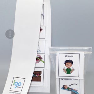 I Go To The Dentist Filling Boy PECS tira de la imagen laminada / libro ...